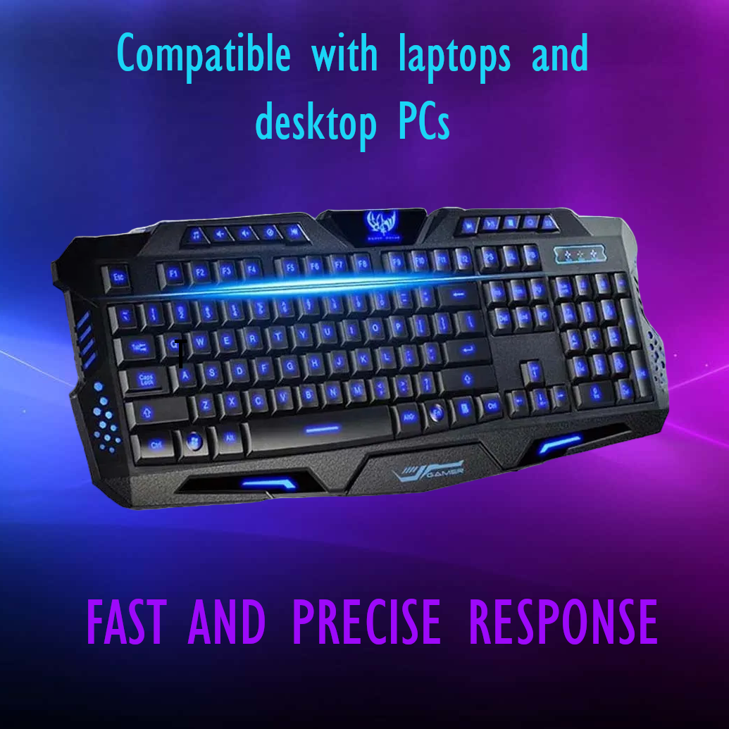 Tri‑Color Ninth World G7 SpectrumGlow Gaming Keyboard – VITTOV Tienda ...